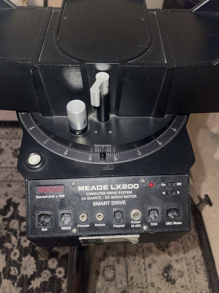 Meade LX200 EMC Telescope With Tripod And Extra Lenses No Case (Power ...