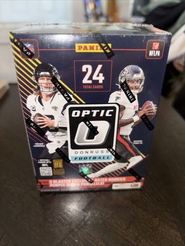 2024 Panini Donruss Optic NFL Football Blaster Purple Shock Parallel ...