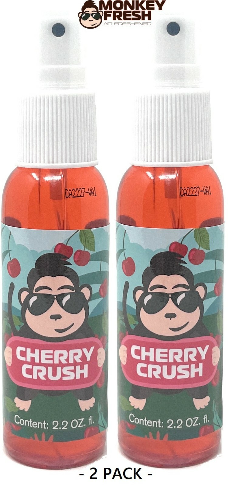 2cx Monkey Fresh Liquid Air Freshener CHERRY Scent 2.2oz | eBay