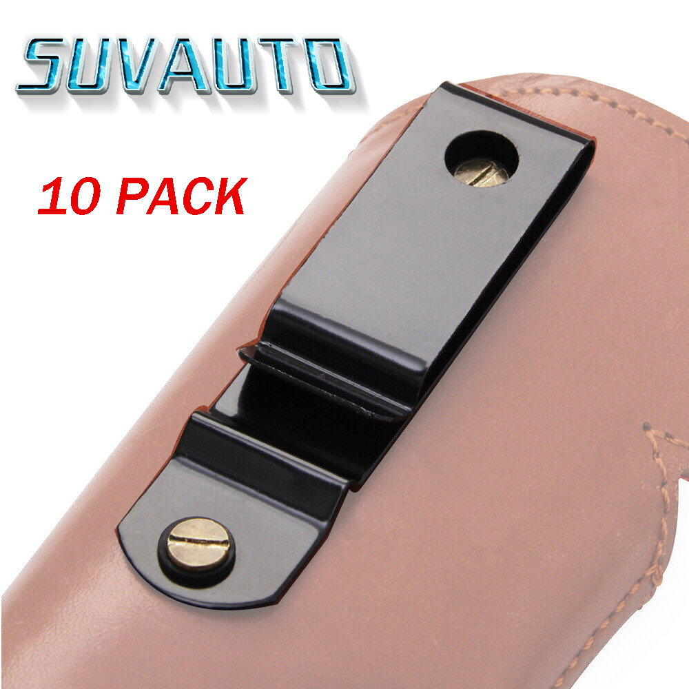 10Pcs Heavy-Duty Metal Spring Belt Clip Holster Sheath Clip for Kydex ...