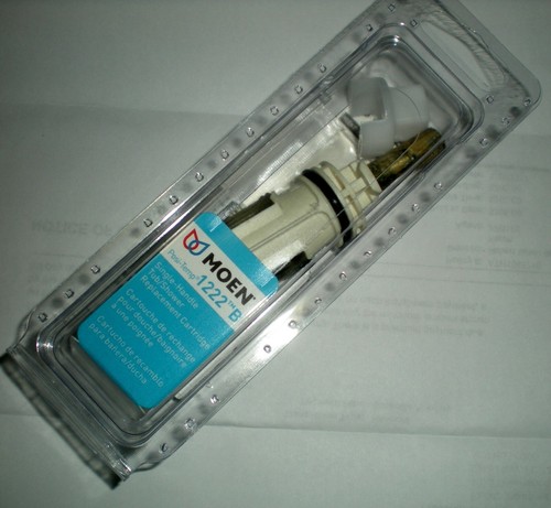 GENUINE ORIGINAL OEM MOEN USA 1222 1222B POSI-TEMP SHOWER CARTRIDGE NEW ...