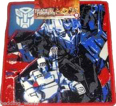 RUG TRANSFORMERS PRINTED BEDROOM FLOOR MAT OPTIMUS PRIME AUTOBOT RED ...