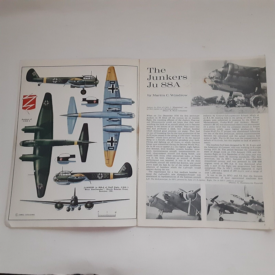 Armour 3 Plane Booklets #29, 35 & 117 P-40 Tomahawk Defiant Junker ...
