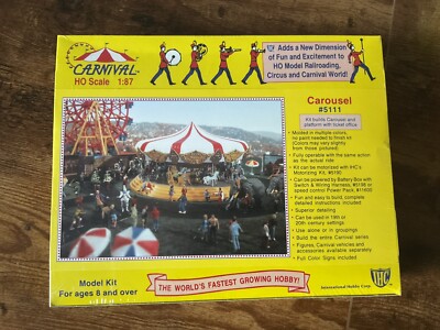 IHC HO Scale Carousel Carnival Ride Kit 5111 *Sealed* | eBay