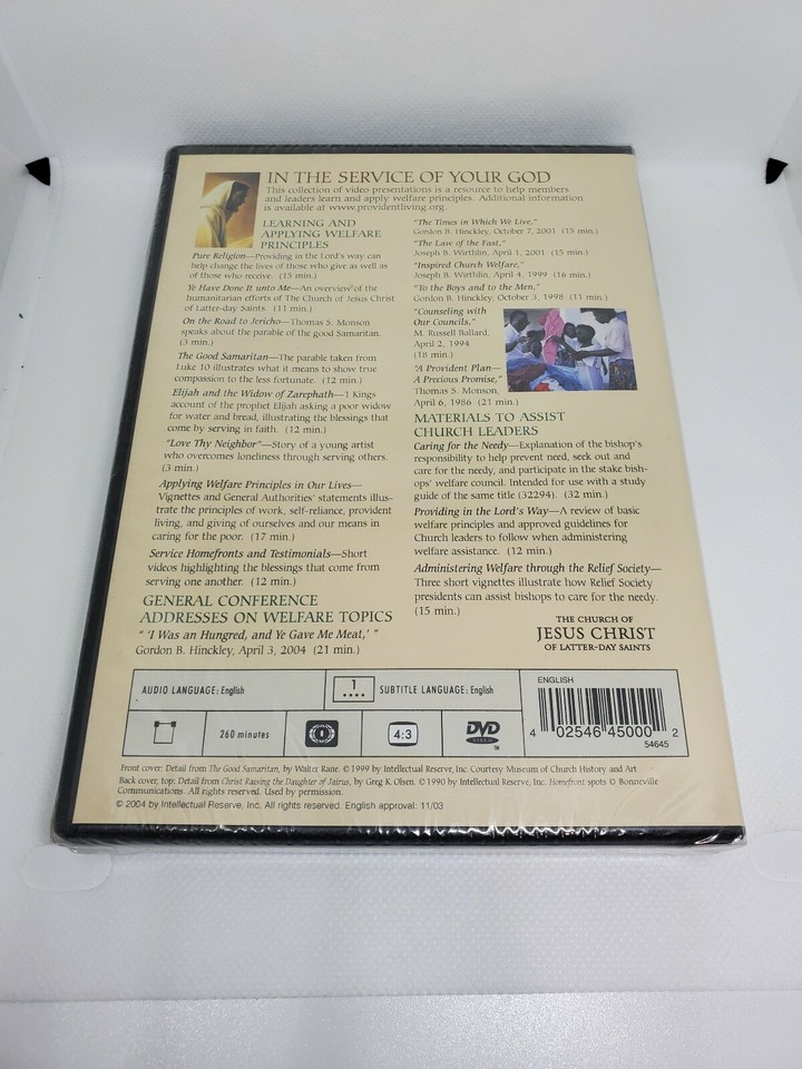 IN THE SERVICE OF YOUR GOD Mormon LDS DVD Great Family Movie! Members ...