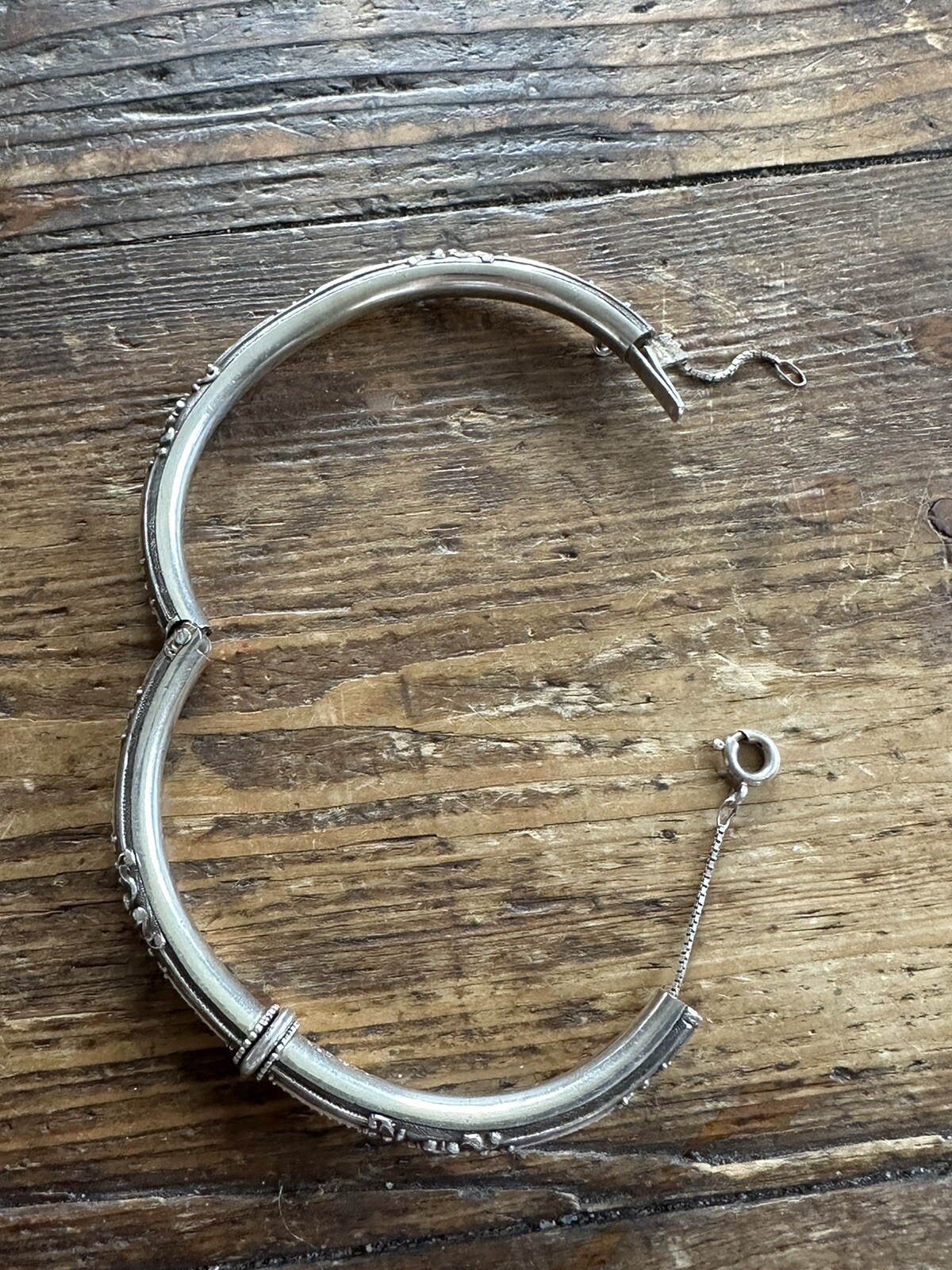 830s Silver bracelet Norway Norwegian Bunad - Gem