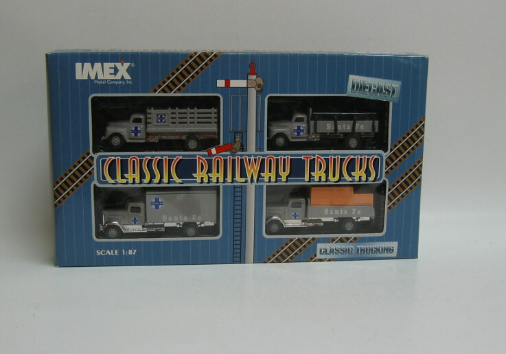 IMEX 870126 HO Santa Fe 4 Different Trucks | eBay