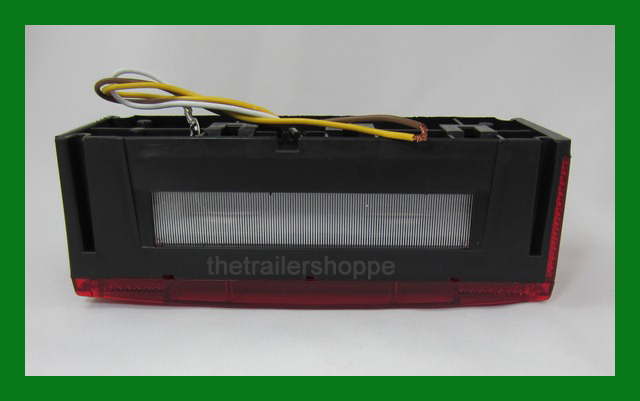 RED 12 LED STT Stop Turn Tail Light Rectangular Trailer -Left Hand Side ...