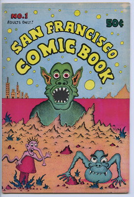 SAN FRANCISCO COMIC BOOK #1 - 4.0, OW-W - Comix - 1st print - Crumb | eBay