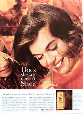 Miss Clairol hair color ad vintage 1962 advertisement 13.5 x 10 inches ...
