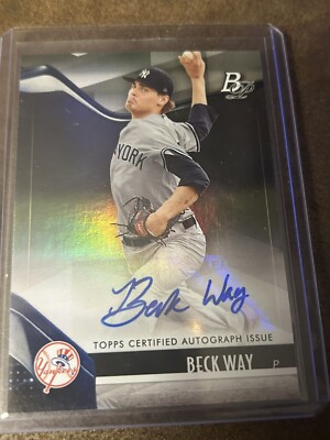 Beck Way AUTO RC 2021 Bowman Platinum | eBay
