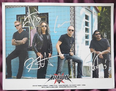 Metallica - Metallica Club Photo - 2013 - 11" x 8.5" - With Repro ...