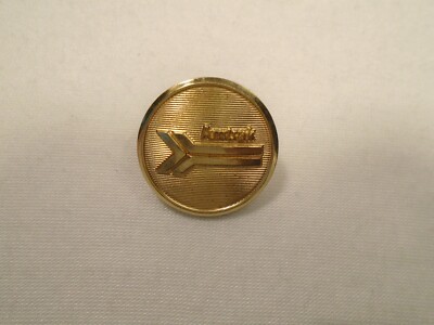 AMTRAK UNIFORM RAILROAD BUTTON WITH LOGO - WATERBURY COS INC CONN. 7/8 ...