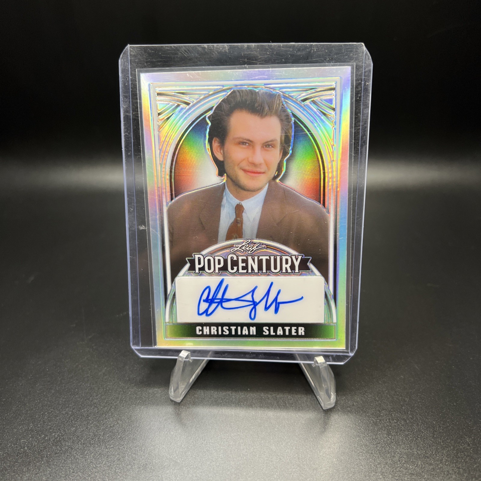 Christian Slater 2024 Leaf Metal Pop Century #BA-CS2 Base Autographs ...