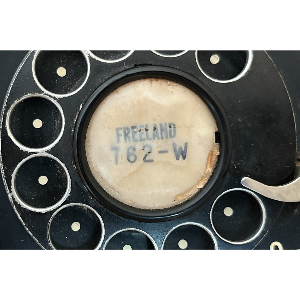 Black Western Electric Rotary Dial Telephone Classic 1950s Dial Up ...