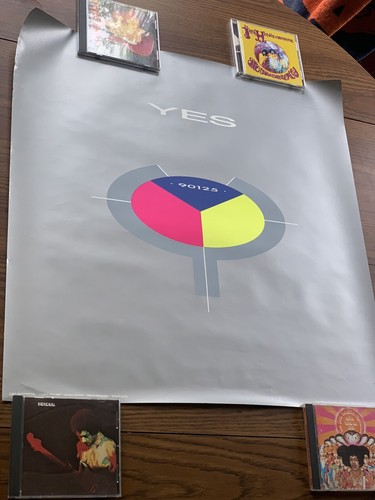Yes 1983 Promo Poster 90125 Anderson Squire White Rabin Kaye | eBay