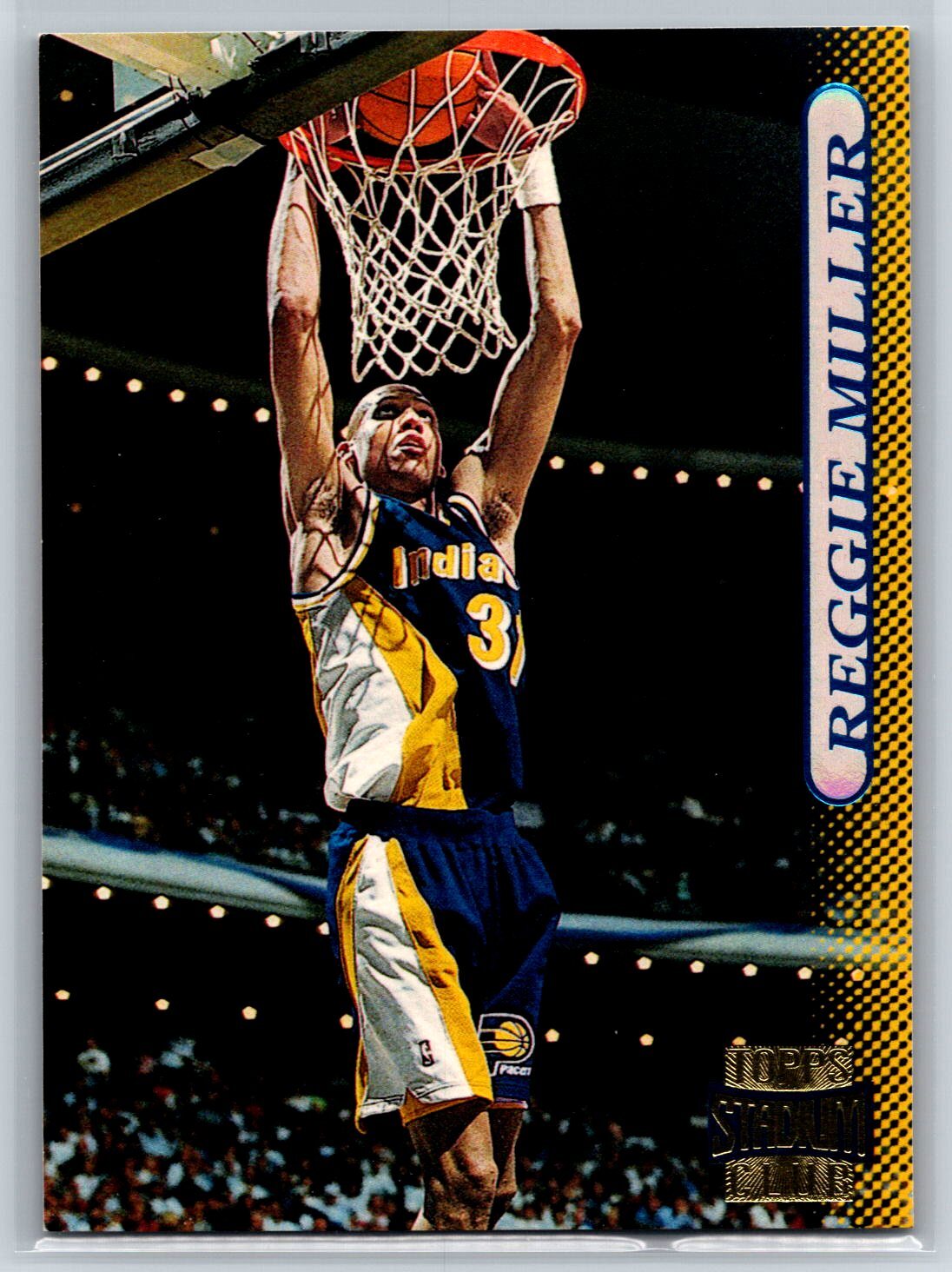 1996-97 Topps Stadium Club Reggie Miller Indiana Pacers #105 | eBay