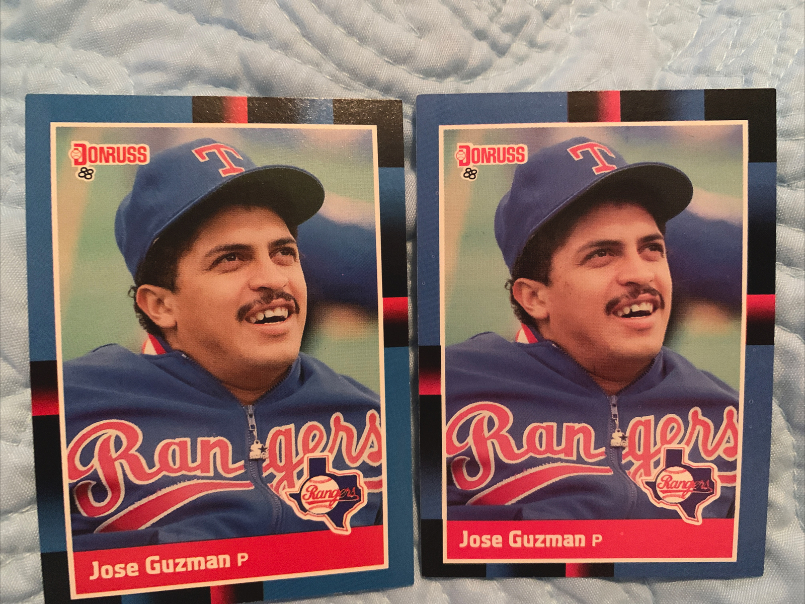 2 1988 Donruss Baseball Cards #136 Jose Guzman Texas Rangers NmMt Free ...