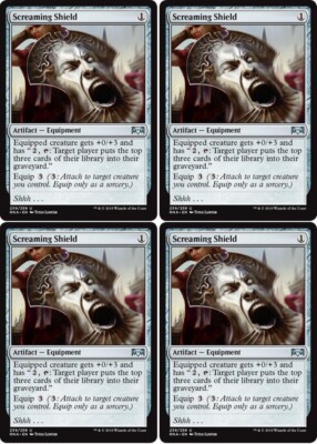 MTG - 4x SCREAMING SHIELD - Ravnica Allegiance (U) | eBay