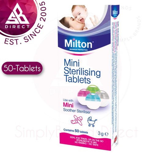 Milton Mini Sterilising Tablet│Bacteria / Fungi / Virus Killer ...