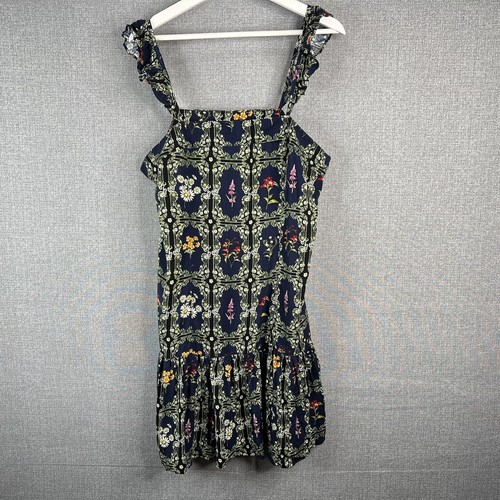 Agua Bendita x Target Dress Womens Large L Dainty Floral Tile Print ...