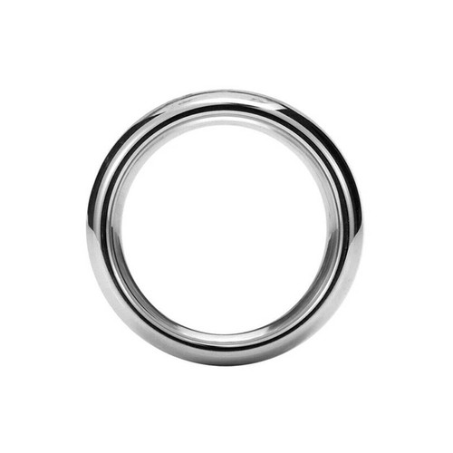Stainless Steel Thick Heavy Duty Metal Silver Male Ring Peni Enhancer ...