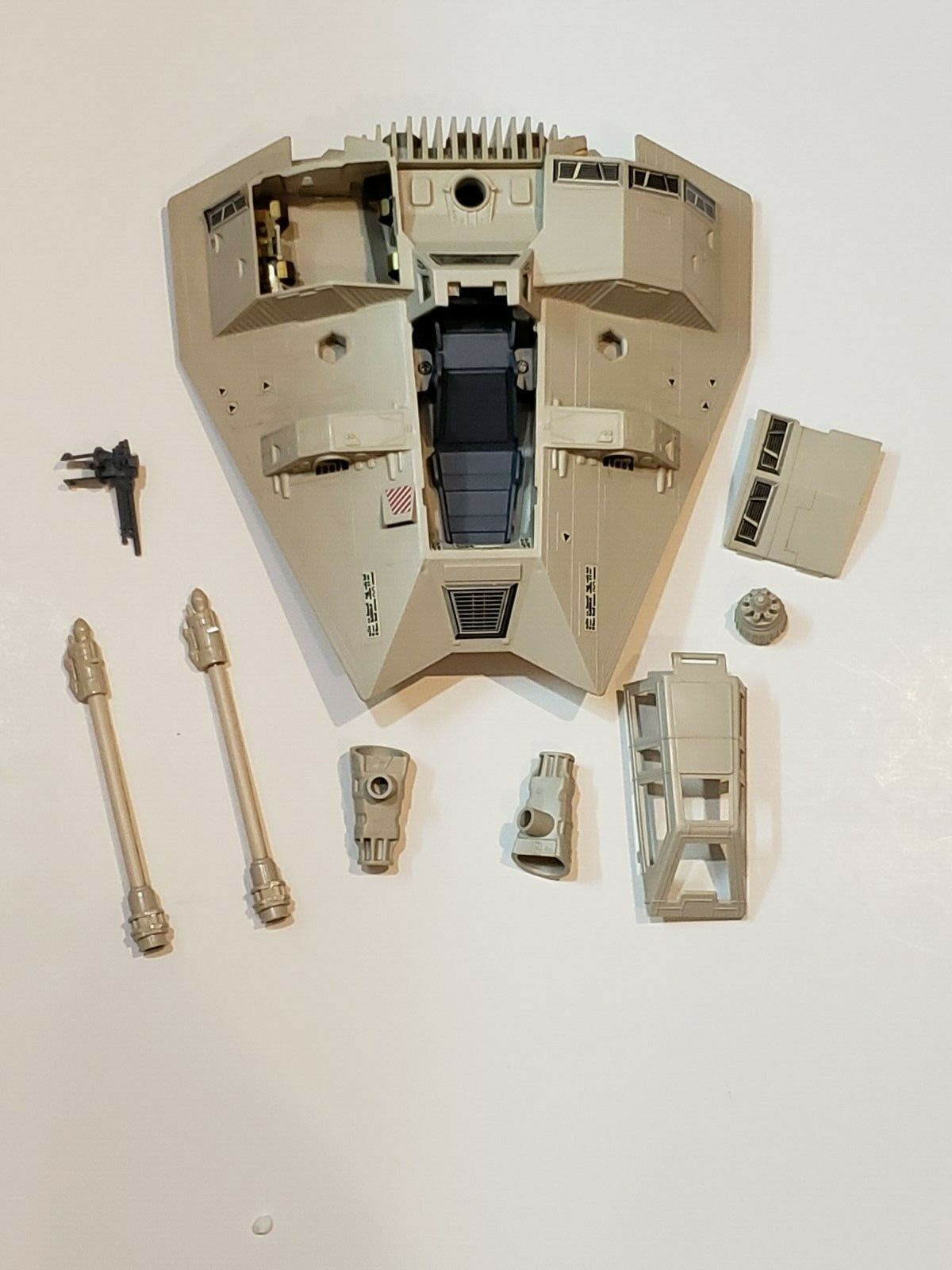 Star Wars Vintage Snowspeeder Parts Cannon Block Battery Cover Harpoon ...