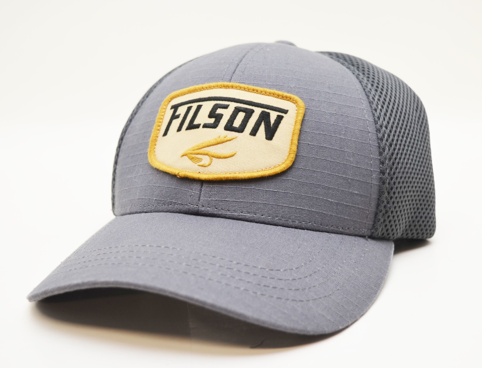 FILSON Mesh Logger Cap Fly Fishing Lure Stitched Logo… - Gem