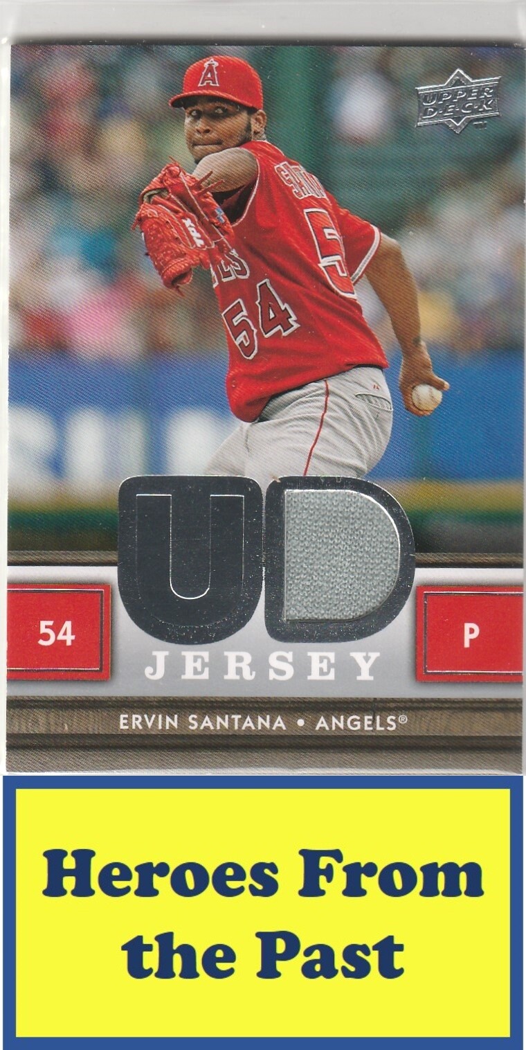 2008 Upper Deck UD Game Jersey #UDJ-ES Ervin Santana MEM 055-H | eBay