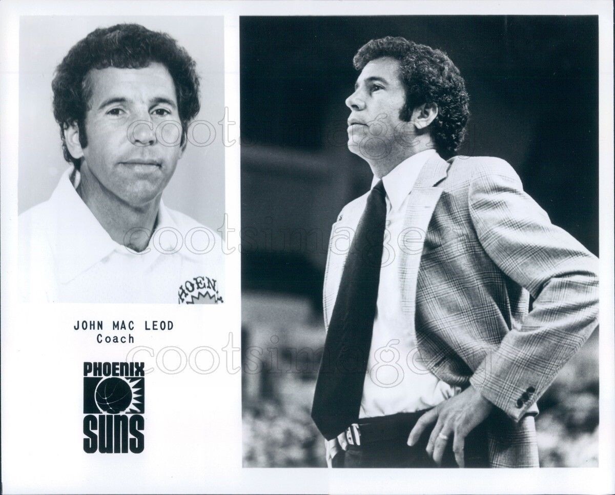 1979 Press Photo NBA Phoenix Suns Basketball Coach John MacLeod | eBay