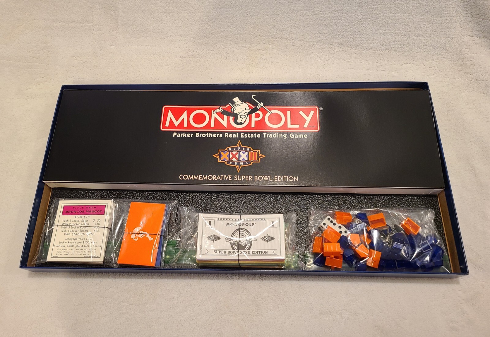 Monopoly Super Bowl XXXII Commemorative Super Bowl Edition Denver ...