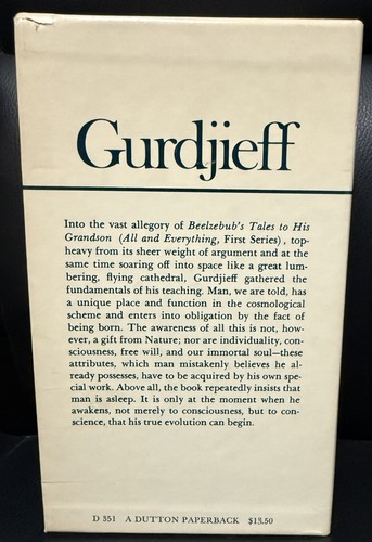 Beelzebub's Tales to His Grandson by G. I. Gurdjieff Books 1-3 PB Boxed ...