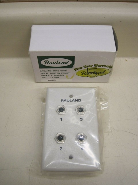 Rauland Borg Responder 5 R5 Nc4jack Auxiliary 4 Alarm Input Station for ...