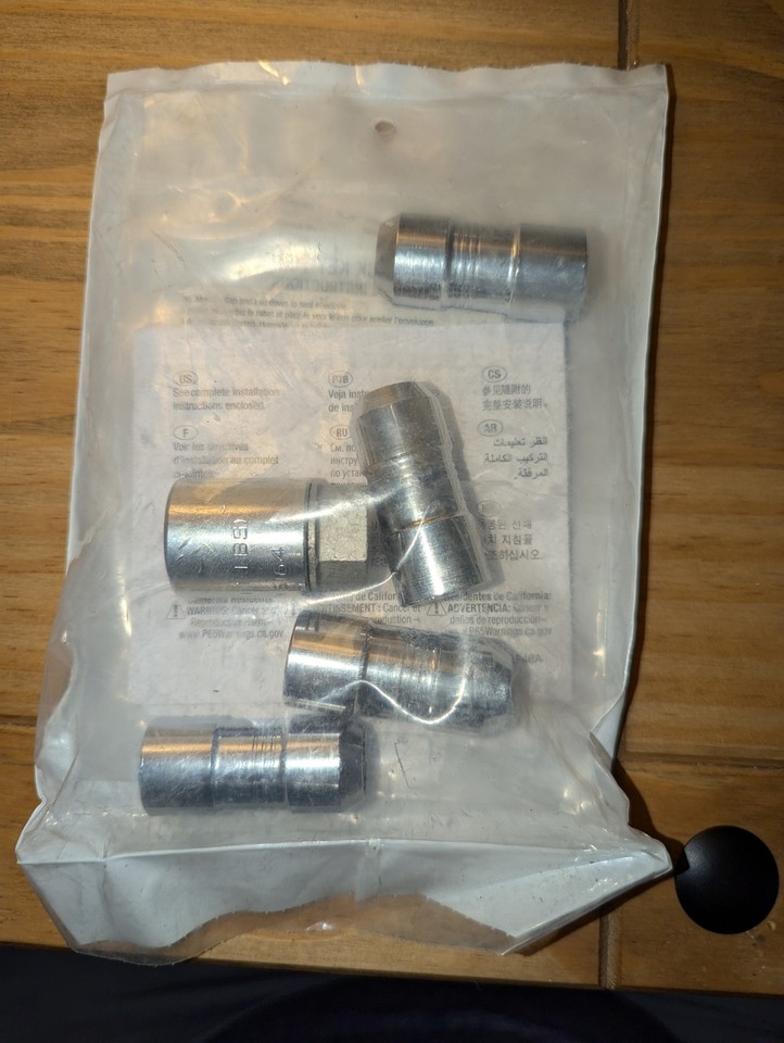 OEM GM 2007-2024 GMC Chevy Buick Cadillac Wheel Lock Kit Chrome ...