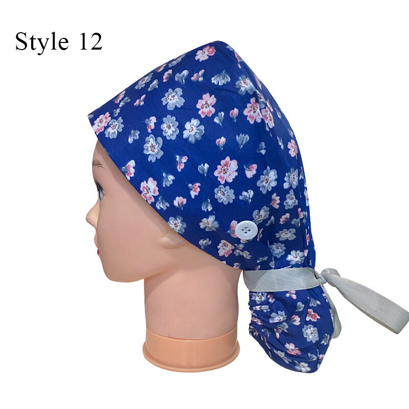 Medical Cap Doctor Surgical Hat Work Scrub Clean Nurse Head Cover ...