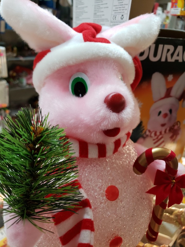 Duracell Holiday Snow Bunny RARE Christmas Decore, For Parts Or Repair ...