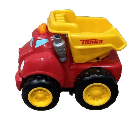 Hasbro TONKA Dump Truck CHUCK & FRIENDS Talking Rumbling 9" Interactive ...