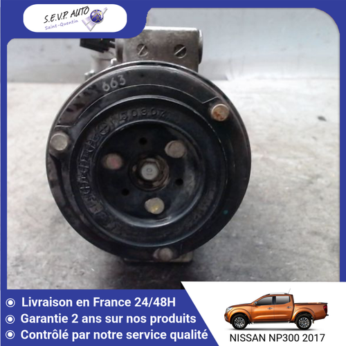 🇫🇷 COMPRESSEUR AIR CONDITIONNE NISSAN NP300 ♻️ 92600-4JA1A ...