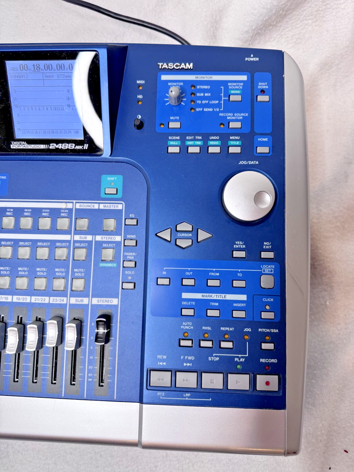 Tascam 2488MKII Digital Portastudio 24-Track Recorder – Powers On ...