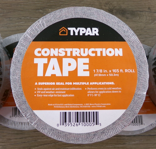 9 Rolls Typar Construction Tape 1-7/8in X 165ft Roll for sale online | eBay