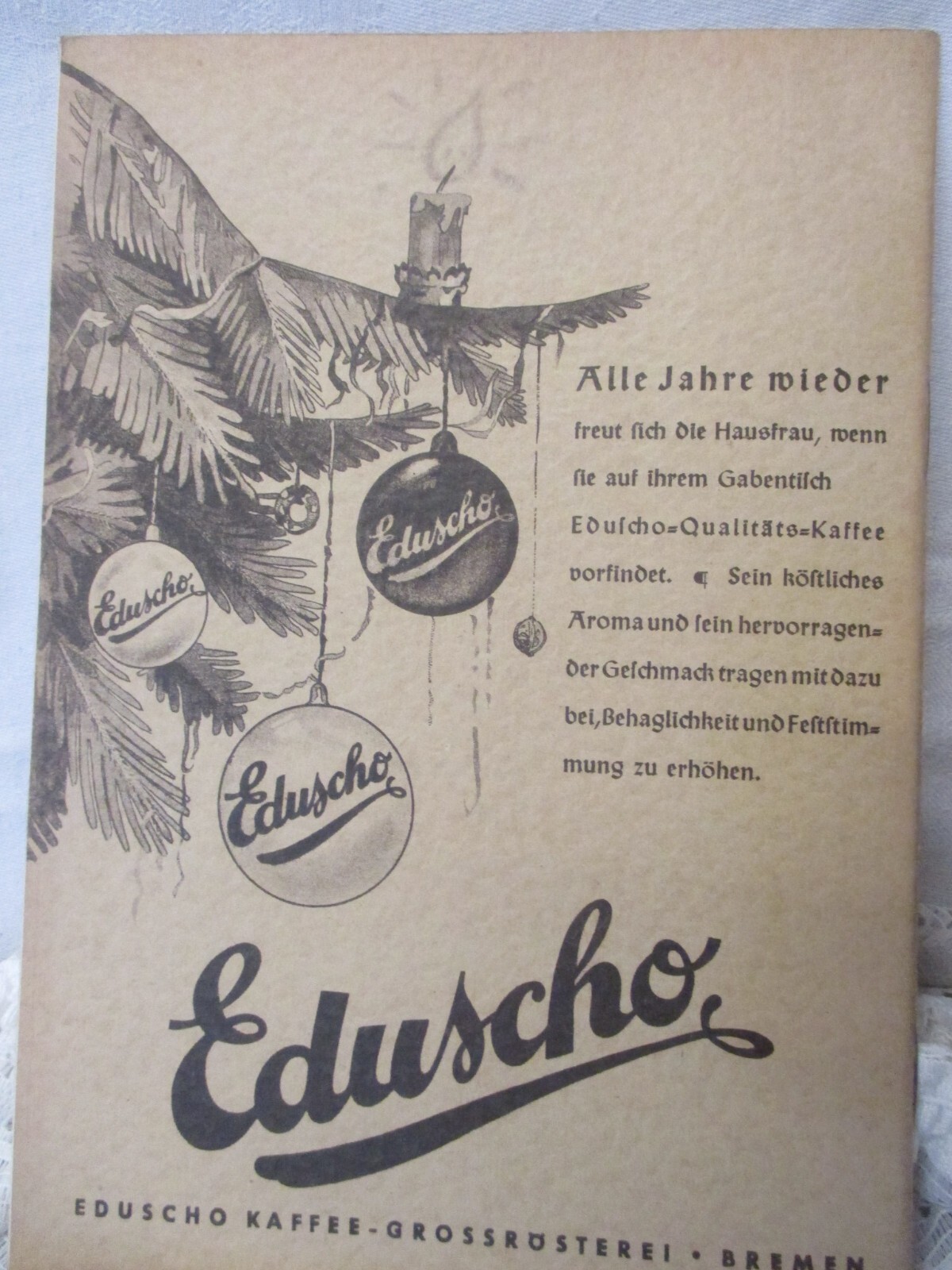 1935-1938 EDUSCHO Reklame Ausgabe 6 Hefte Eduscho´s Illustrierte ...