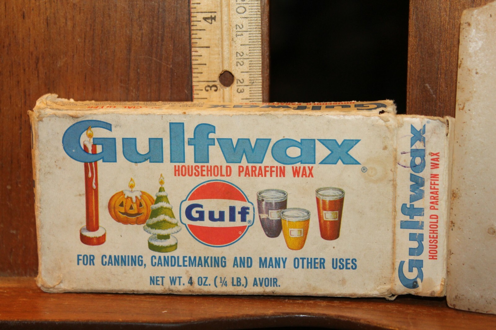 Early 1960's Gulfwax Gulf Wax Paraffin Box Halloween Christmas | eBay