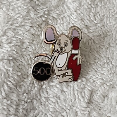 500 Game Bowling Lapel Pin Enamel 500 Club Pin Mouse Bowling Ball Pin ...