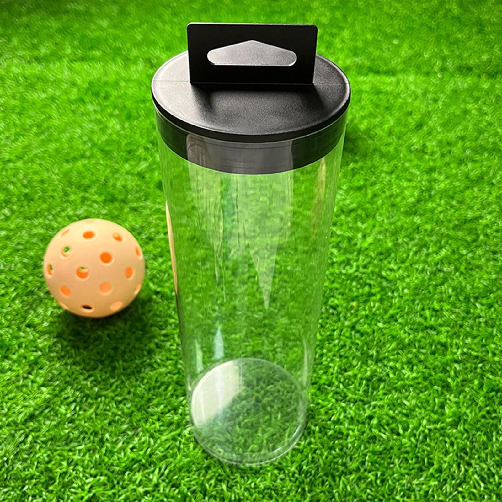 Tennis Ball Organizer Outdoor Ball Storage Transparent Durable Cylinder ...