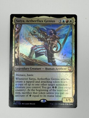 Satya, Aetherflux Genius - MTG Commander: Modern Horizons 3 Foil | eBay