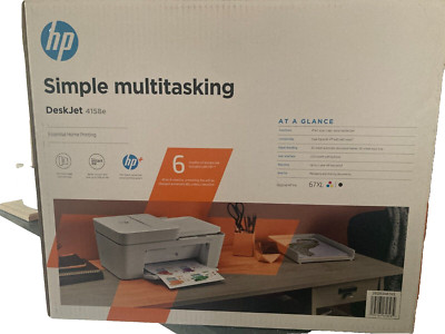 HP DeskJet 4158e All-in-One Wireless Color Inkjet Printer -NEW-Instant ...