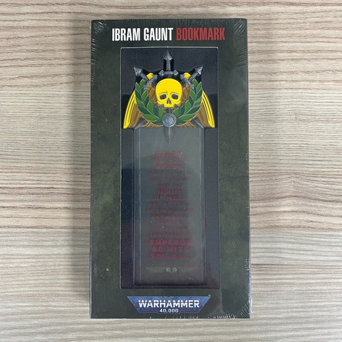 Black Library Ibram Gaunt Marque-Pages Warhammer 40,000 Astra Militarum ...