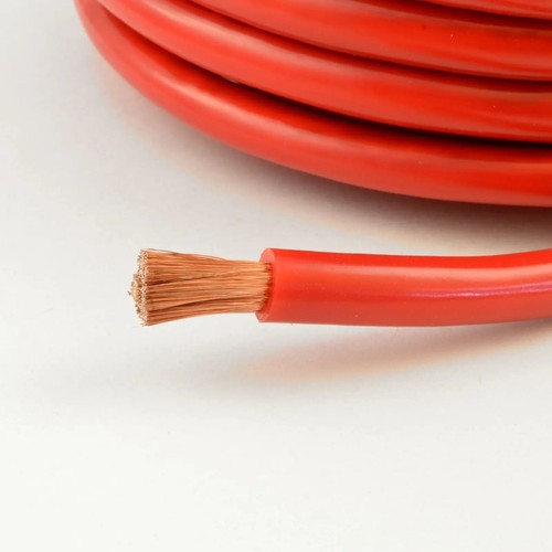 4 Gauge 25 Feet High Performance Flexible Amp Power/Ground Cable 4 AWG ...