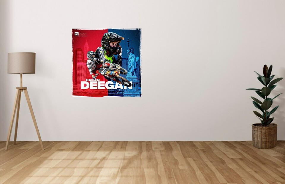 Haiden Deegan Supercross Wall Vinyl Decal Graphic (Removable Adhesive ...