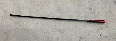 Mac Tools Red Pry Bar - 58” Long Curved End - 3/4” Shaft - CPB58R | eBay